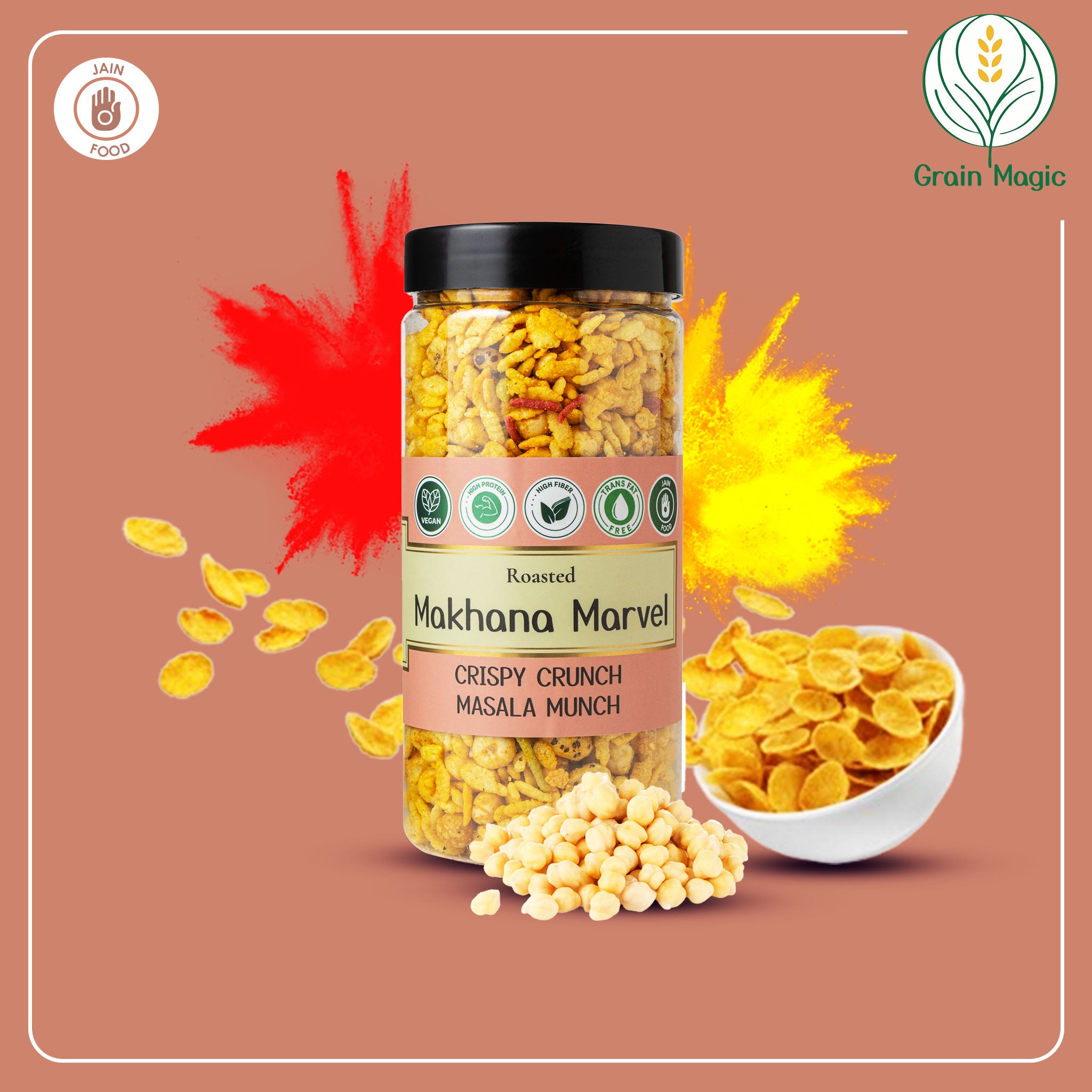Roasted Makhana Marvel – Grain Magic